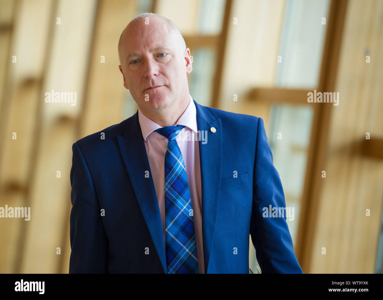 Edinburgh, UK. 5 September 2019. Pictured: Joe Fitzpatrick MSP Scenes ...