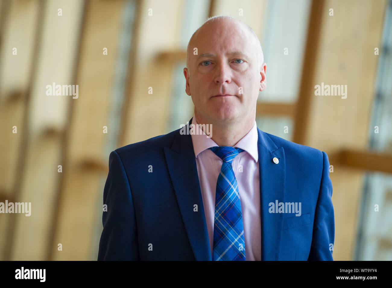 Edinburgh, UK. 5 September 2019. Pictured: Joe Fitzpatrick MSP Scenes ...