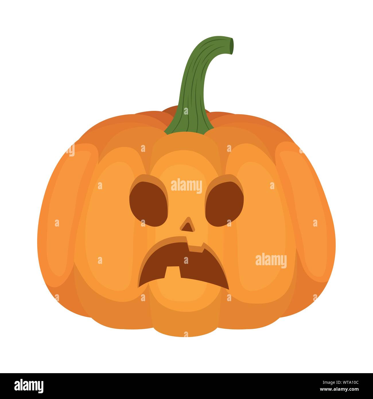 Halloween pumpkin cartoon vector design Stock Vector Image & Art - Alamy