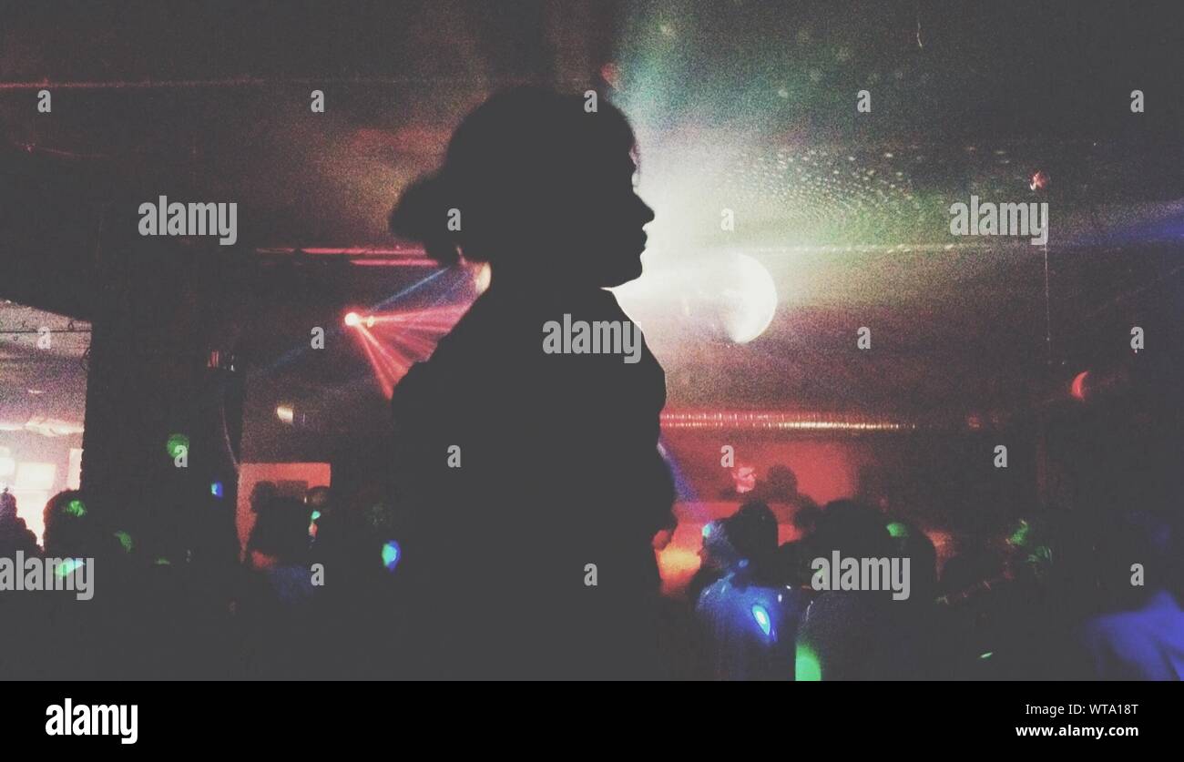 Silhouette People Against Bright Light Stock Photo - Alamy