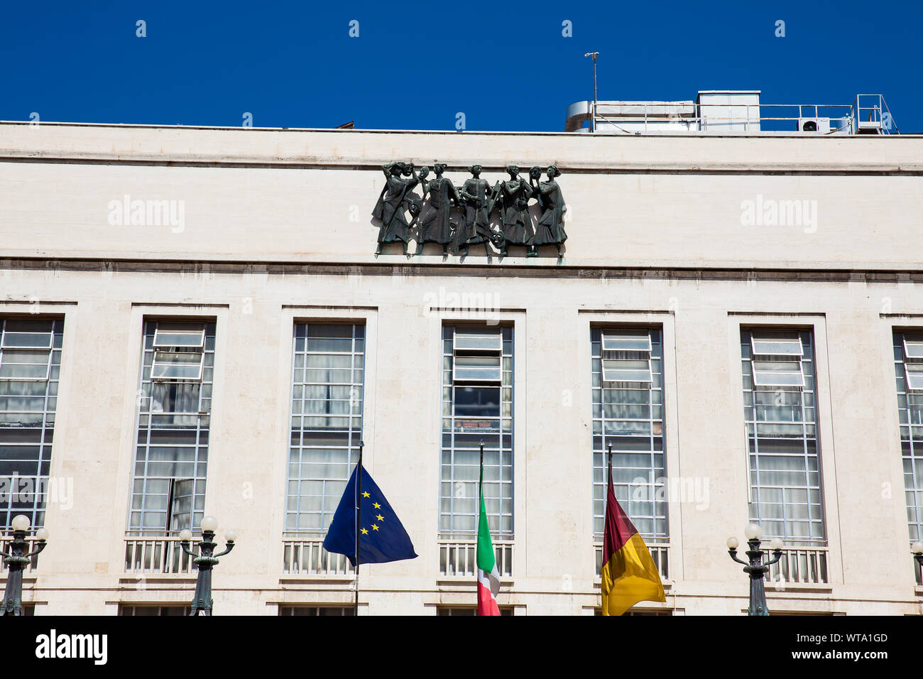 Detail of the facade of the Rome Opera House Stock Photo - Alamy