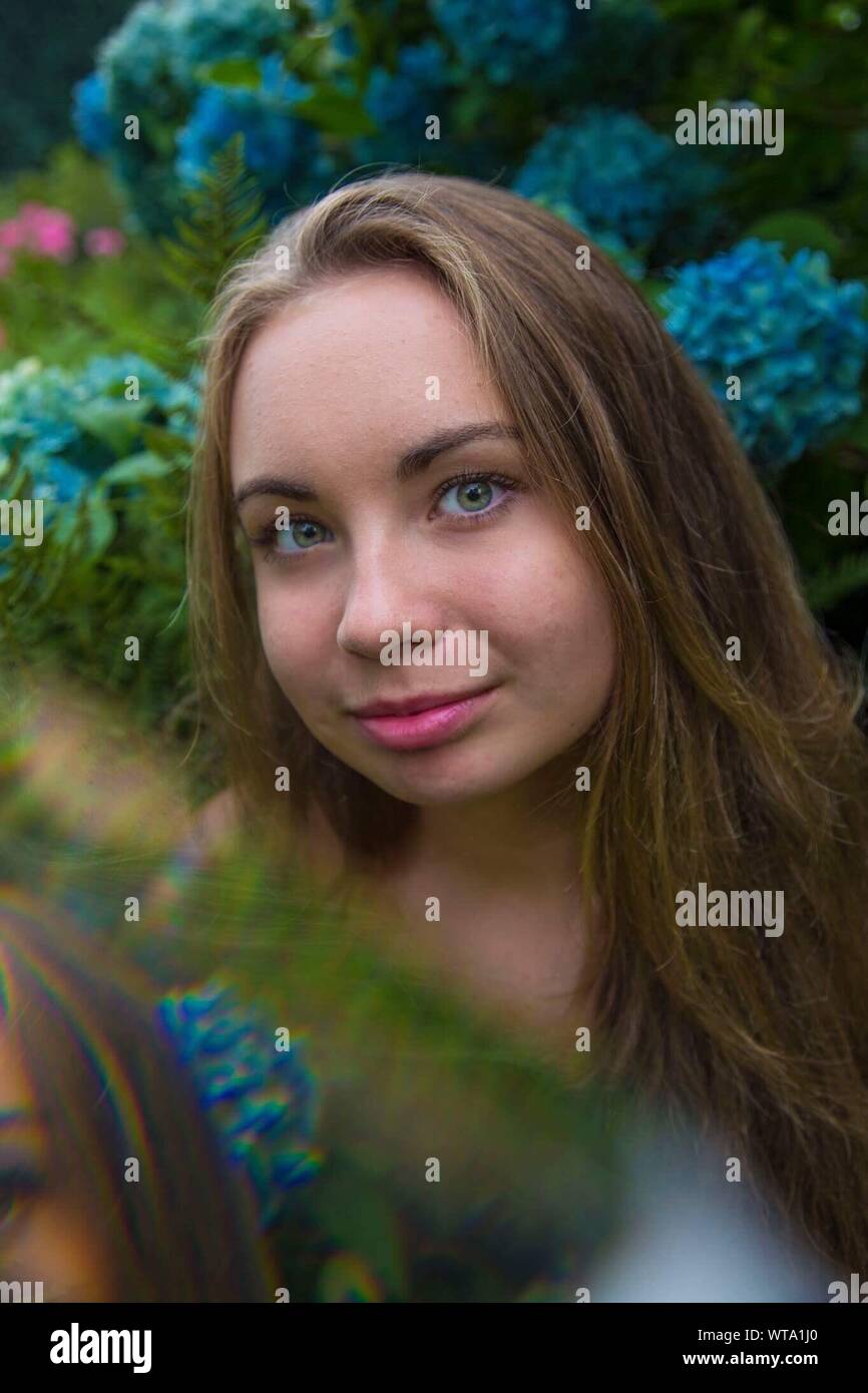 Woman double exposure portrait hi-res stock photography and images - Alamy