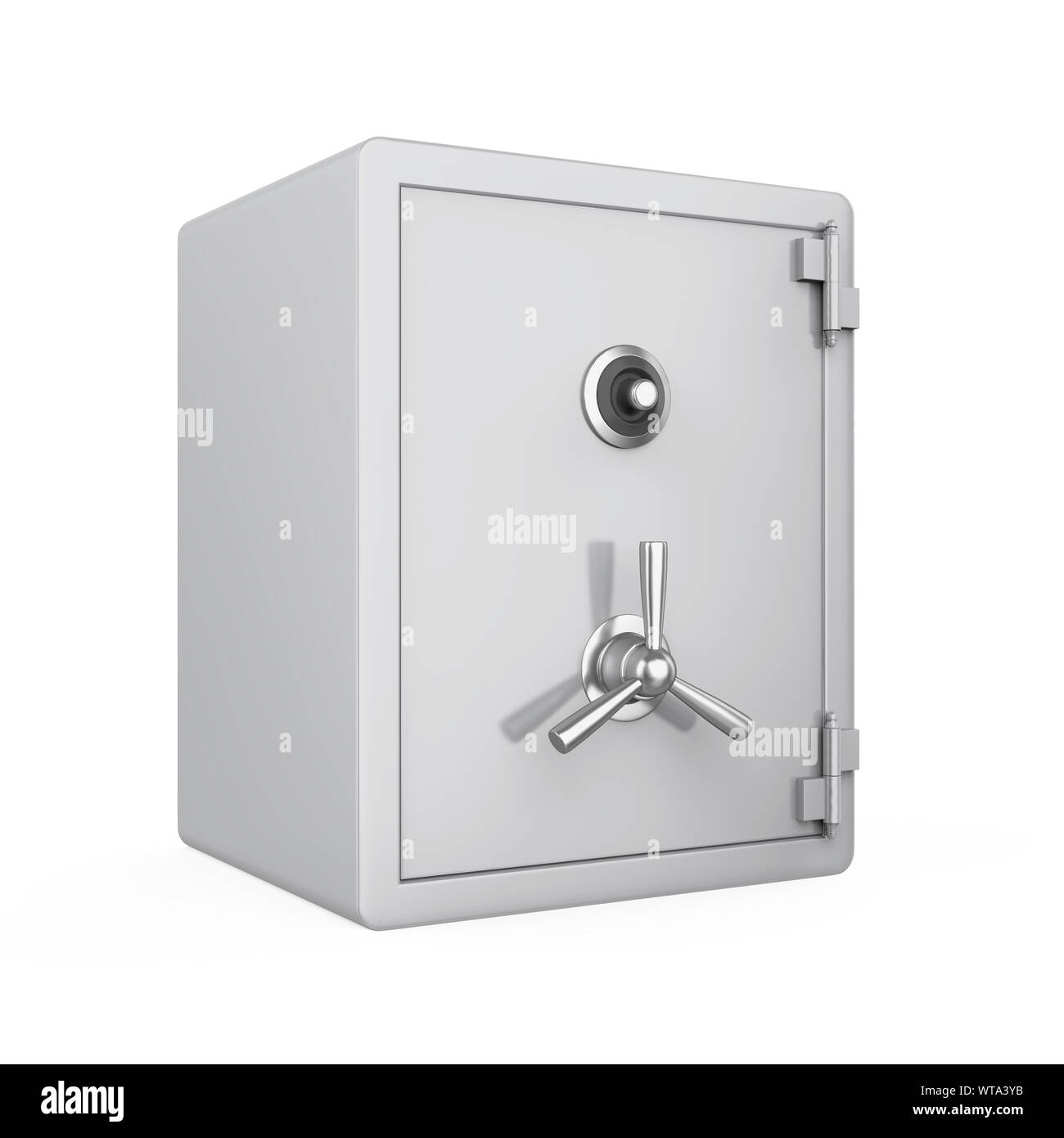 Steel Safe Box Isolated Stock Photo - Alamy