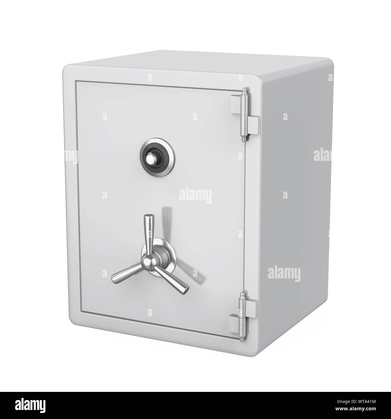 Steel Safe Box Isolated Stock Photo - Alamy
