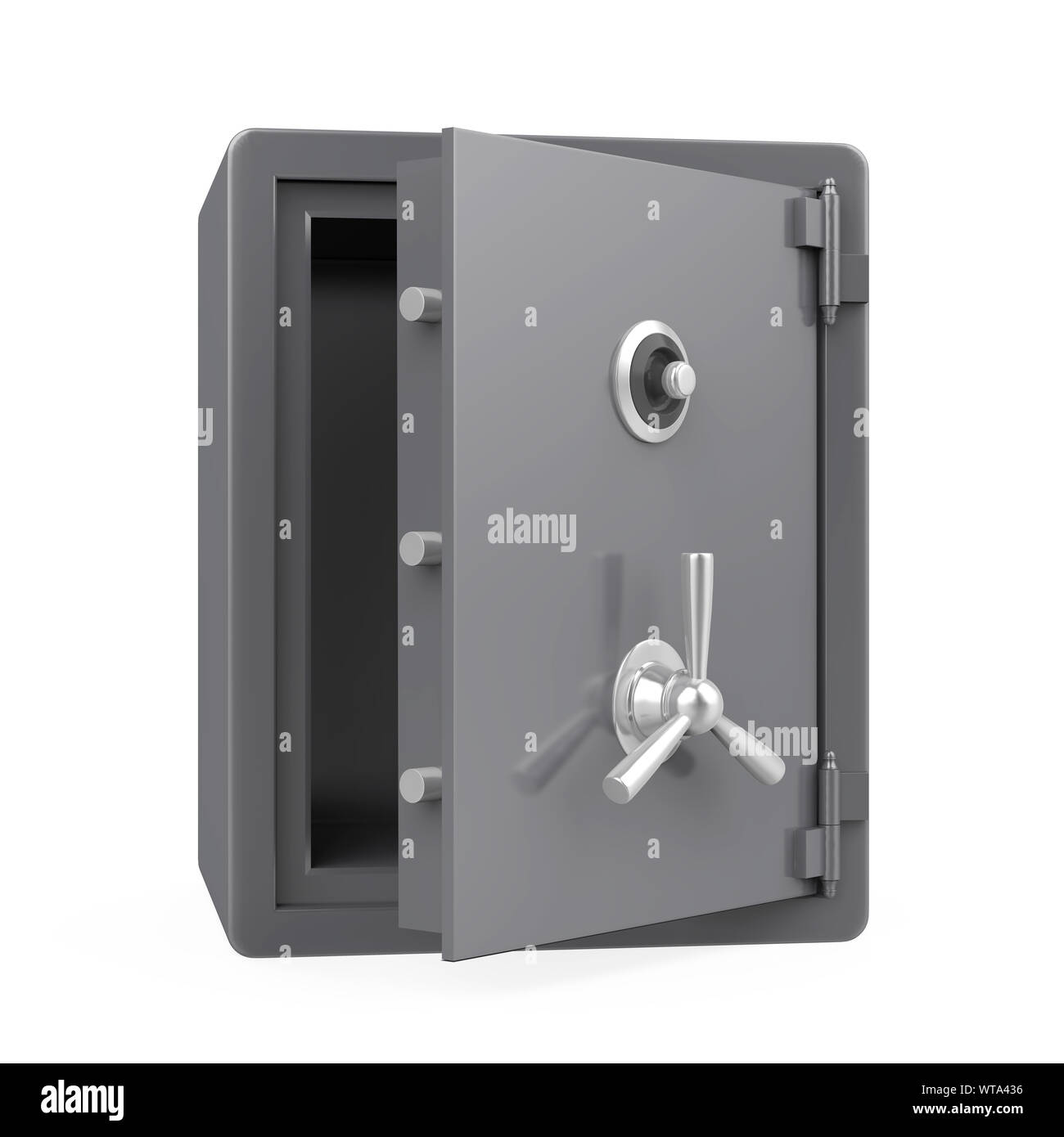 Steel Safe Box Isolated Stock Photo - Alamy