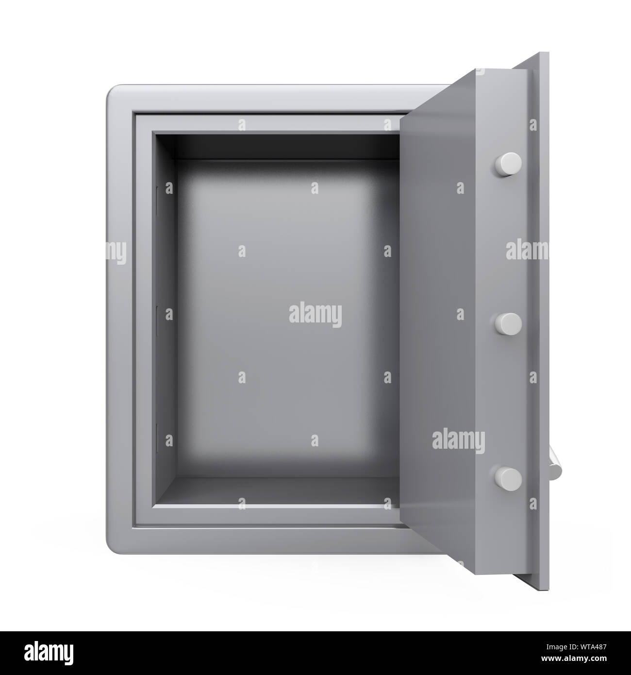 Steel Safe Box Isolated Stock Photo - Alamy