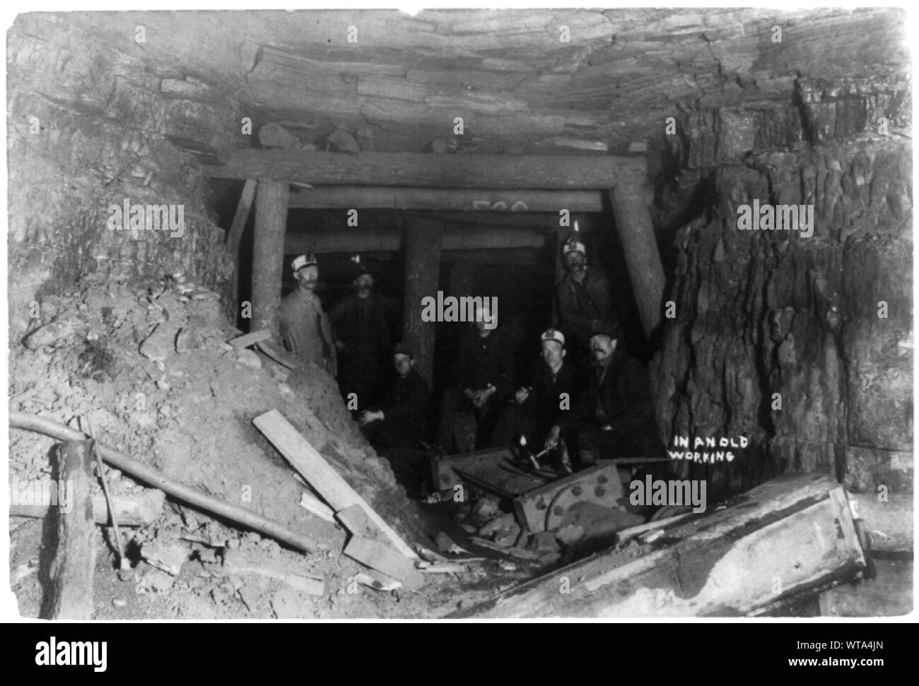 Old tools working in Cut Out Stock Images & Pictures - Alamy