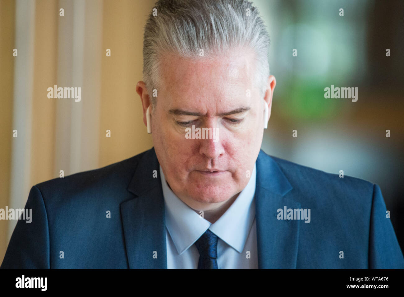 Edinburgh, UK. 5 September 2019. Pictured: George Adam MSP - Paisley ...