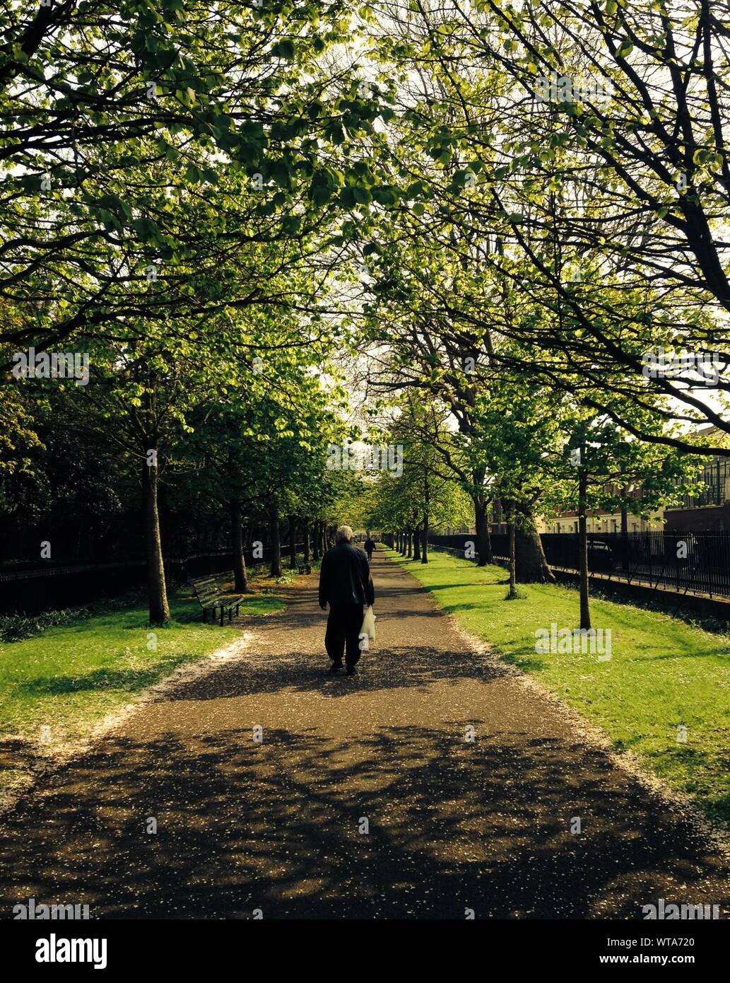 Man walking on a pathway hi-res stock photography and images - Alamy