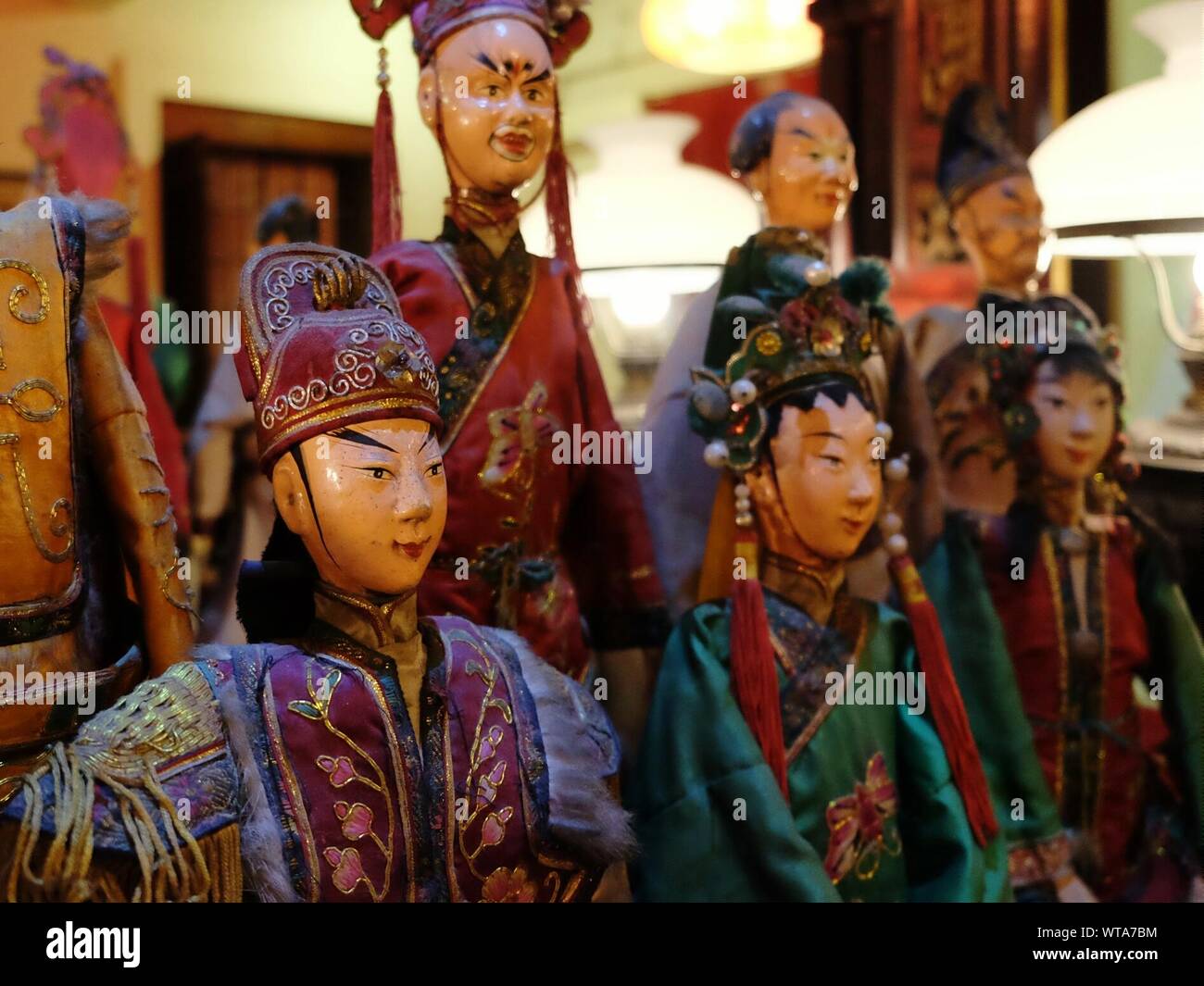 Traditional wooden puppets hi-res stock photography and images - Alamy