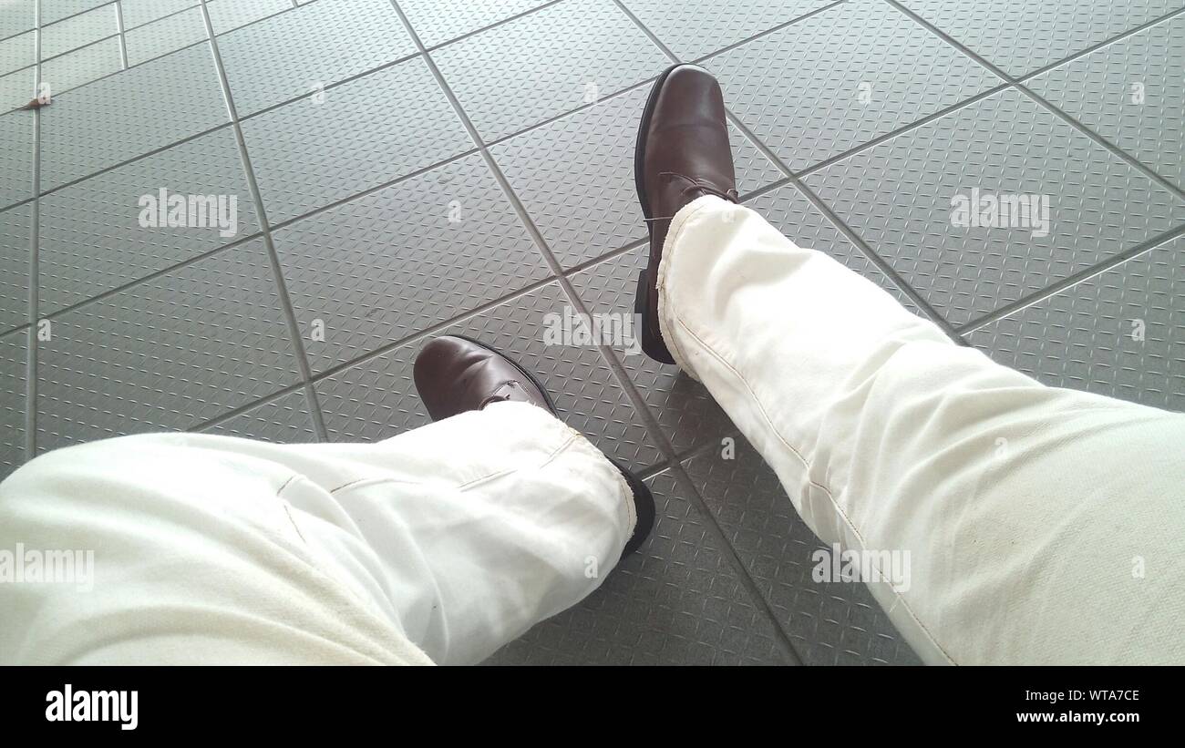 Trousers floor hi-res stock photography and images - Alamy