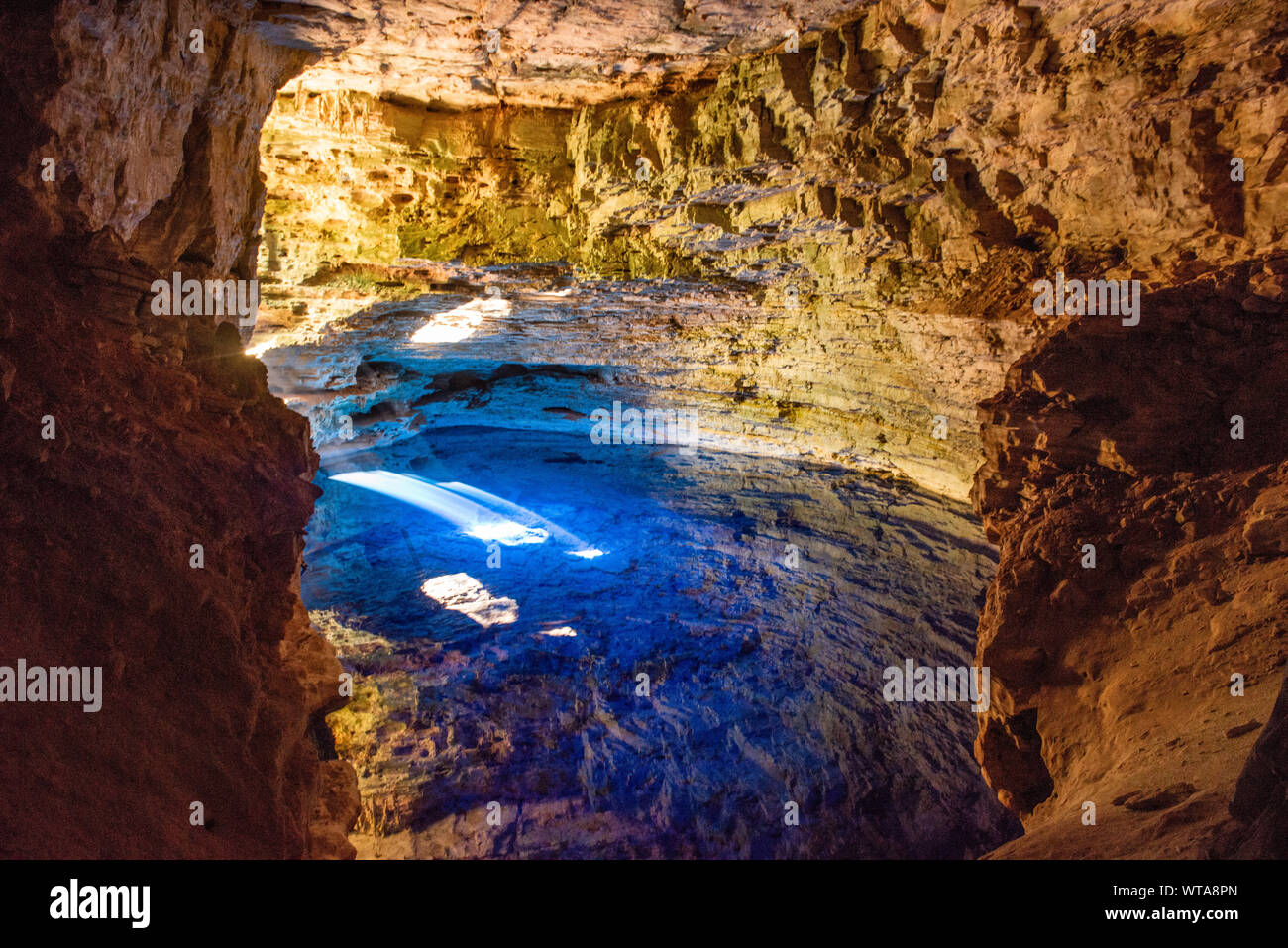 Enchanted well at Chapada Diamantina Stock Photo - Alamy