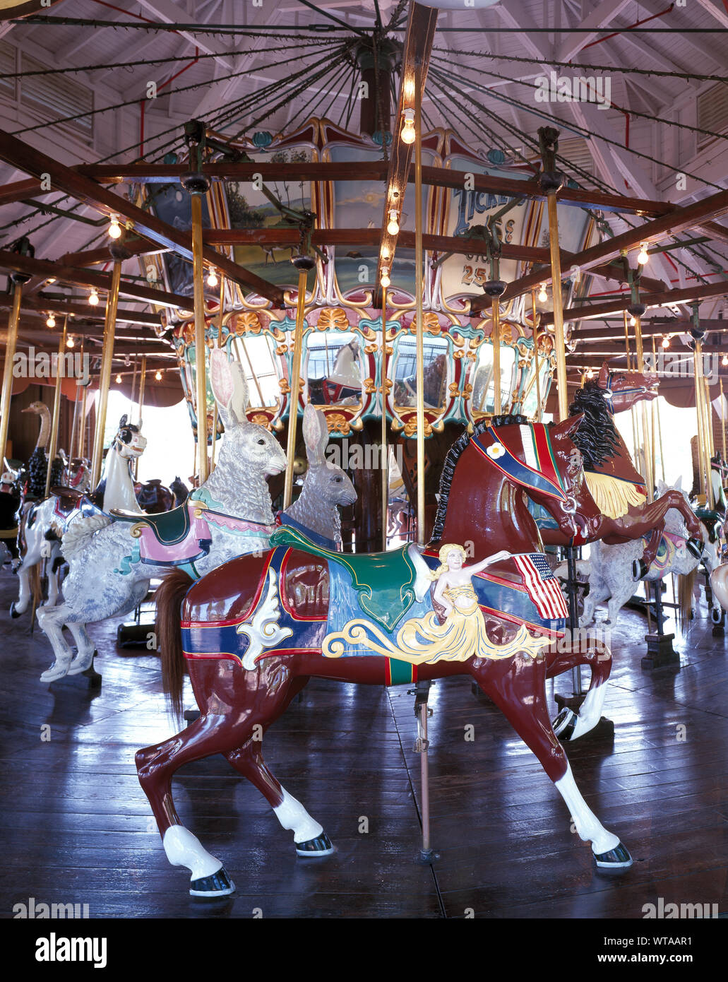 Carousel animals hi-res stock photography and images - Alamy