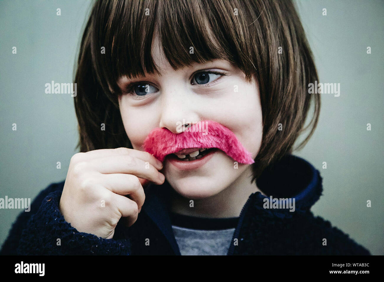 Moustache boy hi-res stock photography and images - Alamy