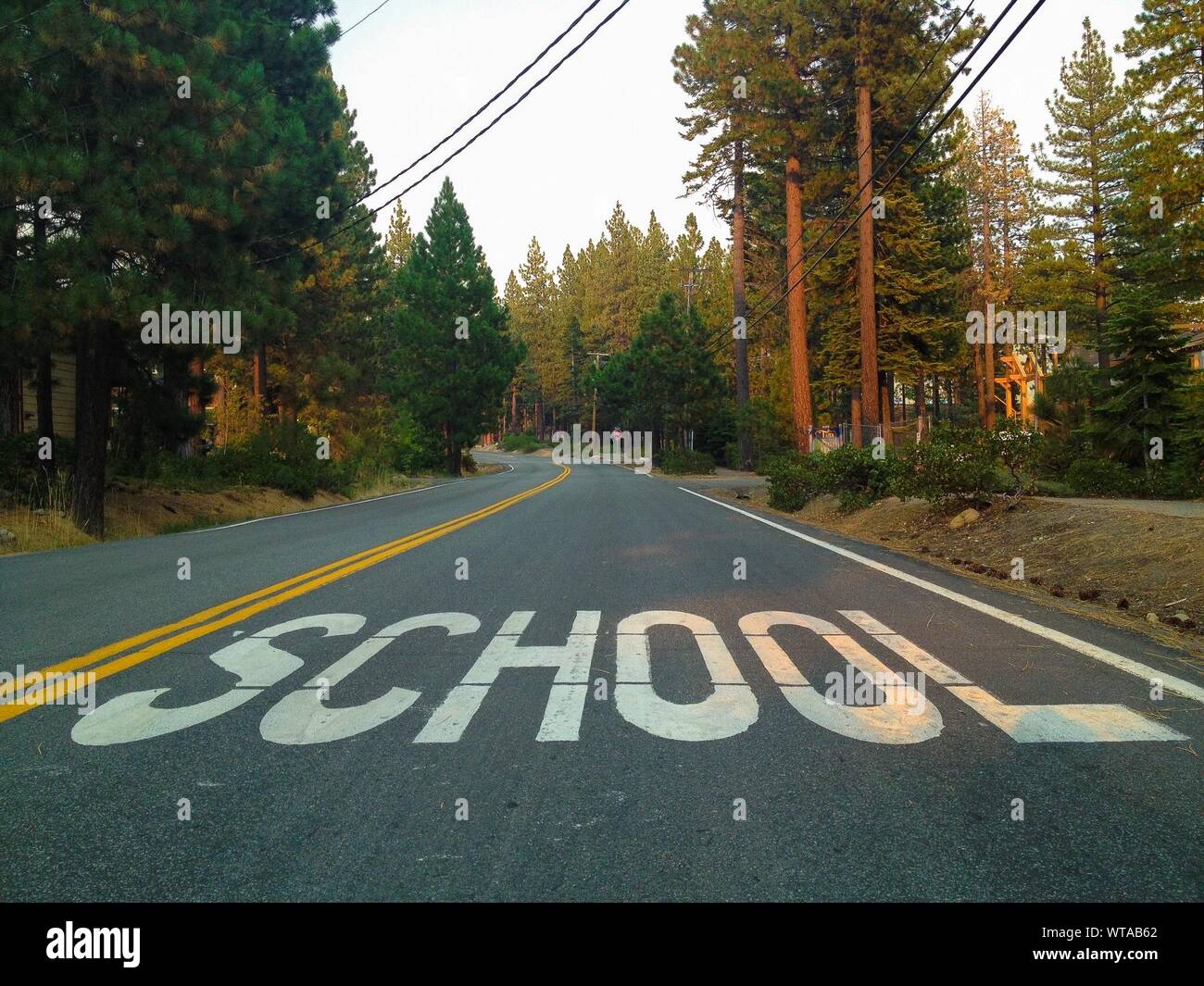 School Road Marking High Resolution Stock Photography and Images - Alamy