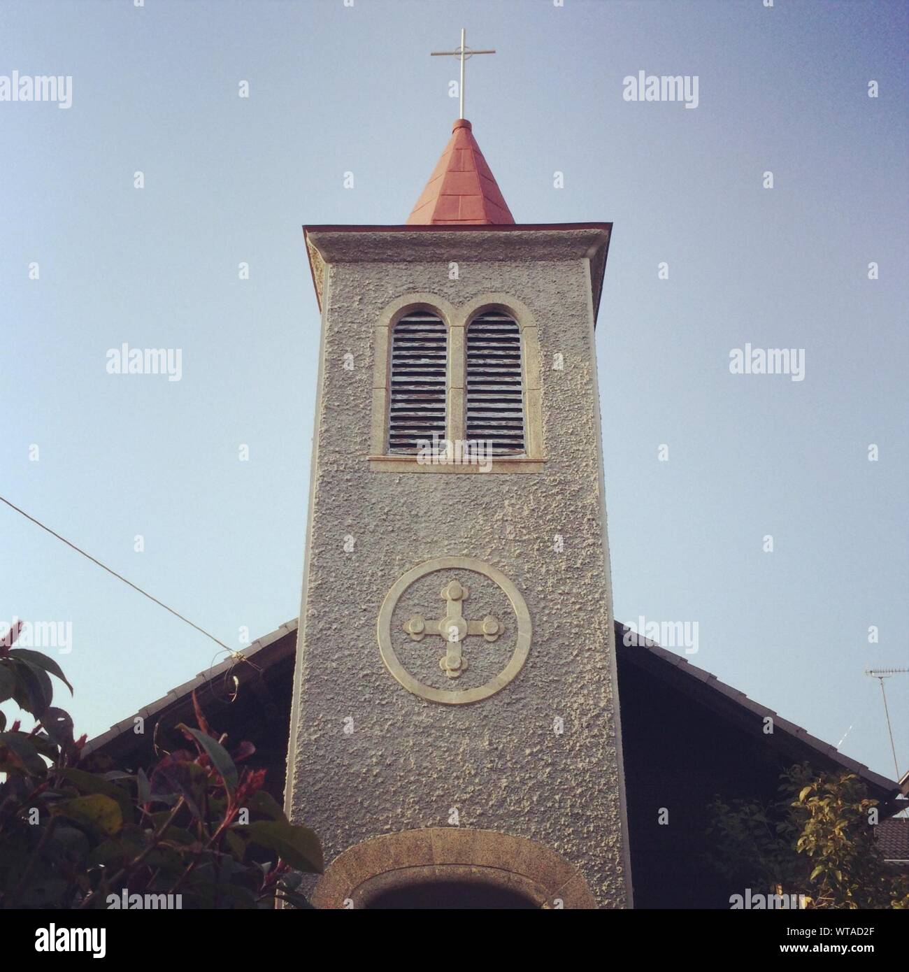 Cross church top hi-res stock photography and images - Alamy