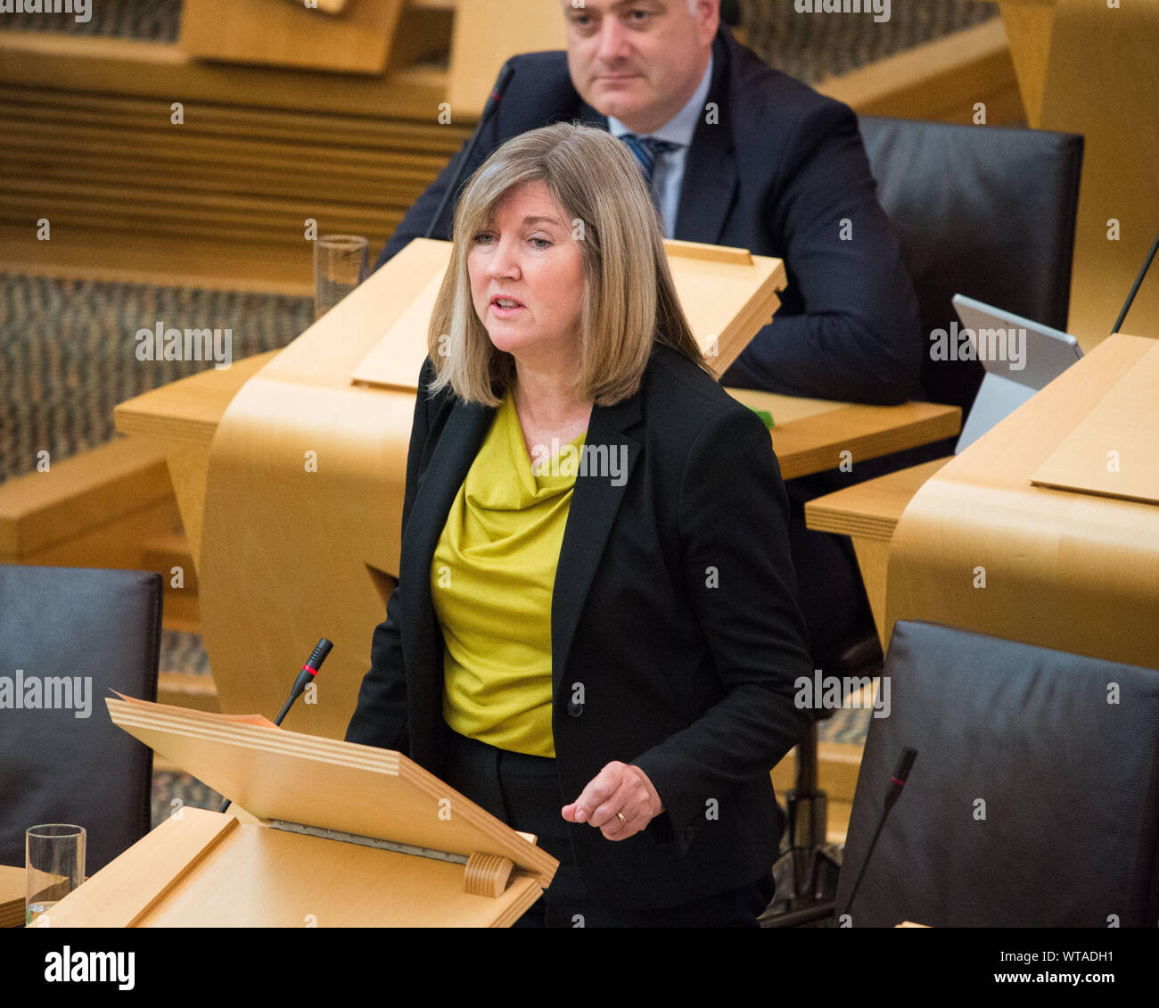 Edinburgh, UK. 5 September 2019. Pictured: Alison Johnstone MSP - Co ...