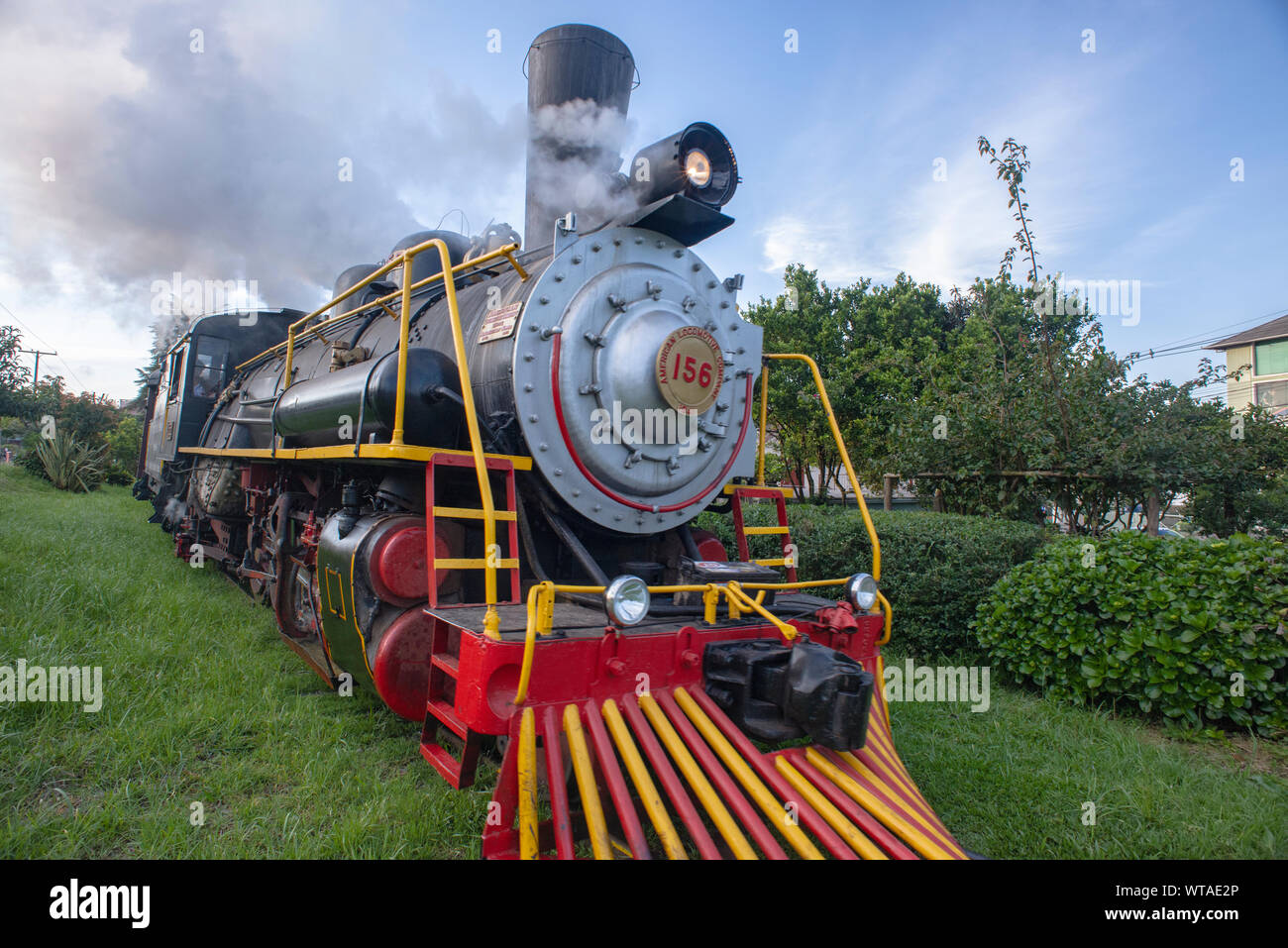 Old Mary smoke train Stock Photo - Alamy