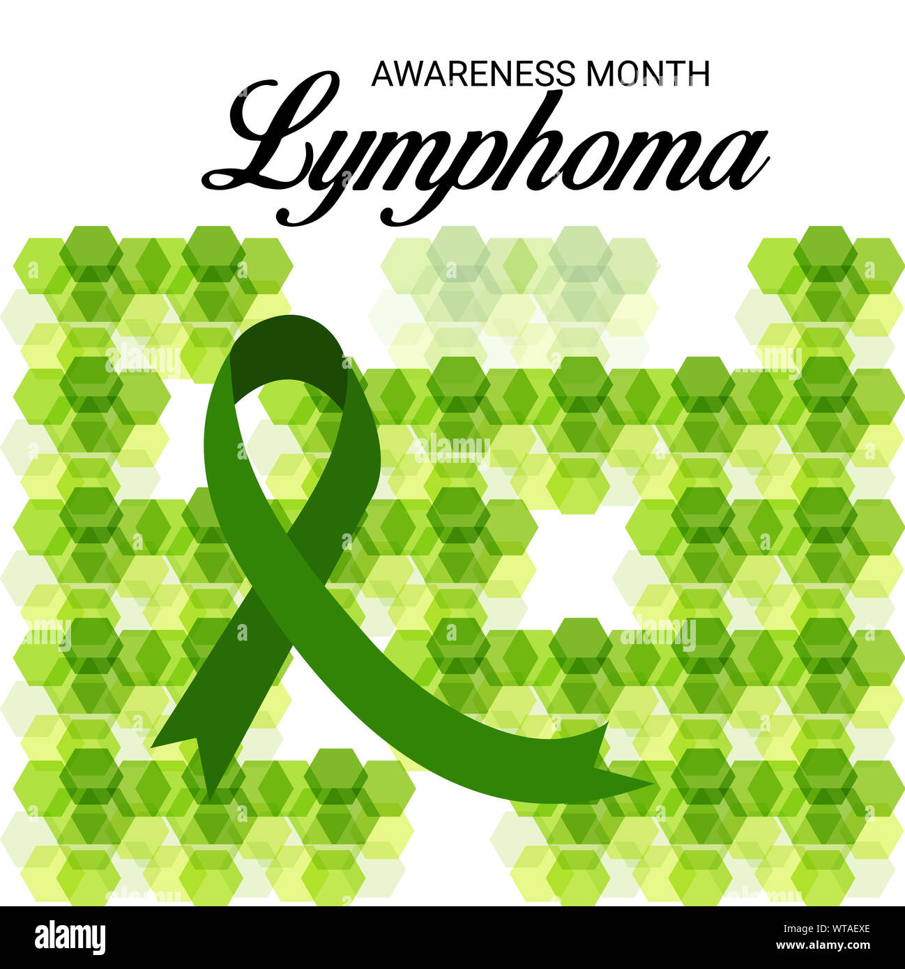 Vector illustration of a Background for Lymphoma Awareness Month Stock ...