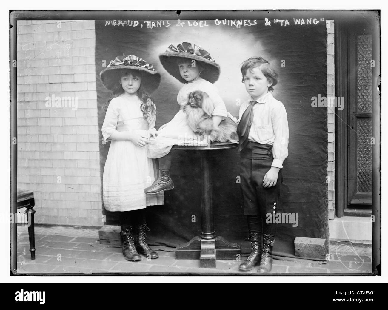 Meraud, Tanis, & Loel Guinness and Ta Wang Stock Photo - Alamy