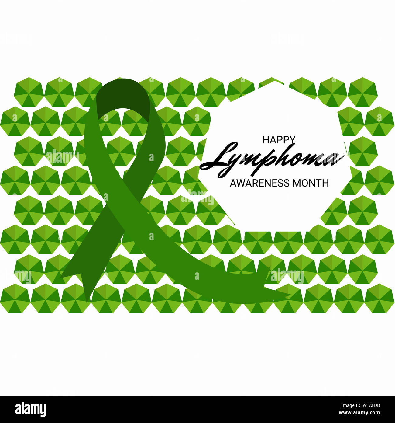 Vector illustration of a Background for Lymphoma Awareness Month Stock ...