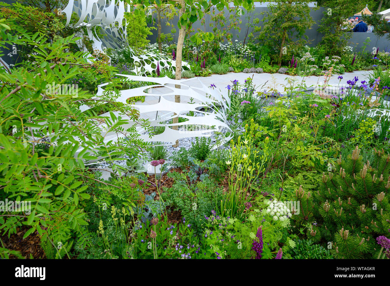 The Manchester Garden by Exterior Architecture Stock Photo - Alamy