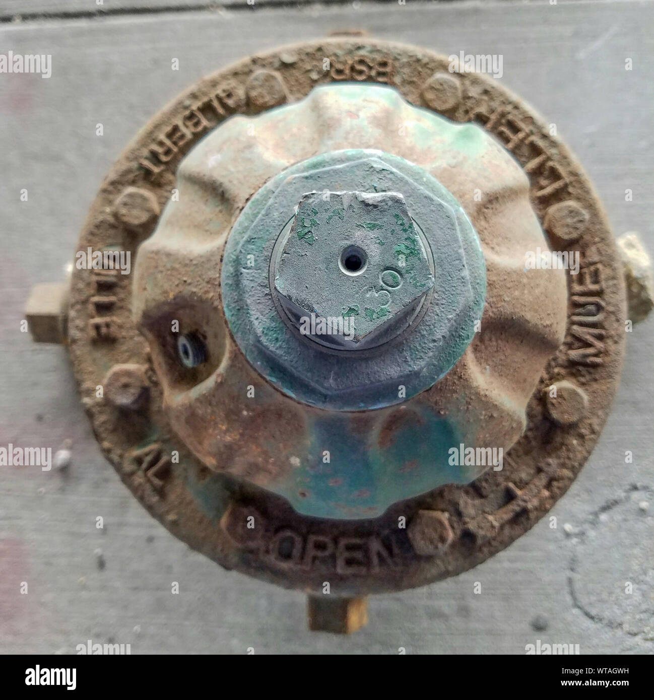 Top view fire hydrant hi-res stock photography and images - Alamy