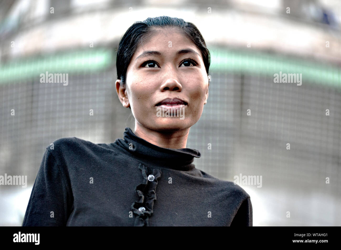Black and white cambodian portrait hi-res stock photography and images - Alamy