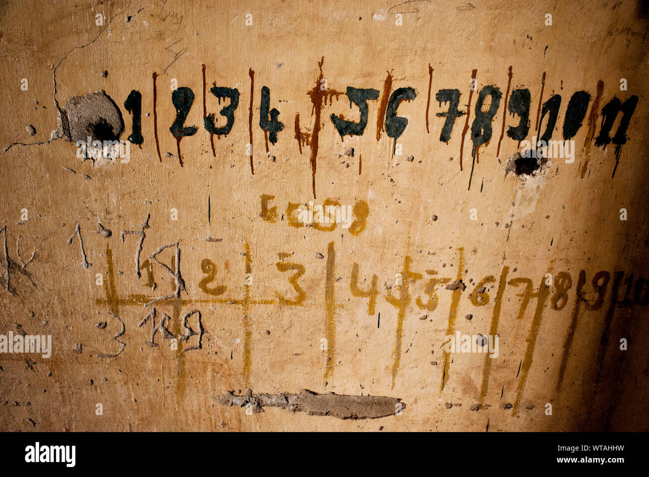 Wall in the Tuol Sleng Genocide Museum Stock Photo - Alamy