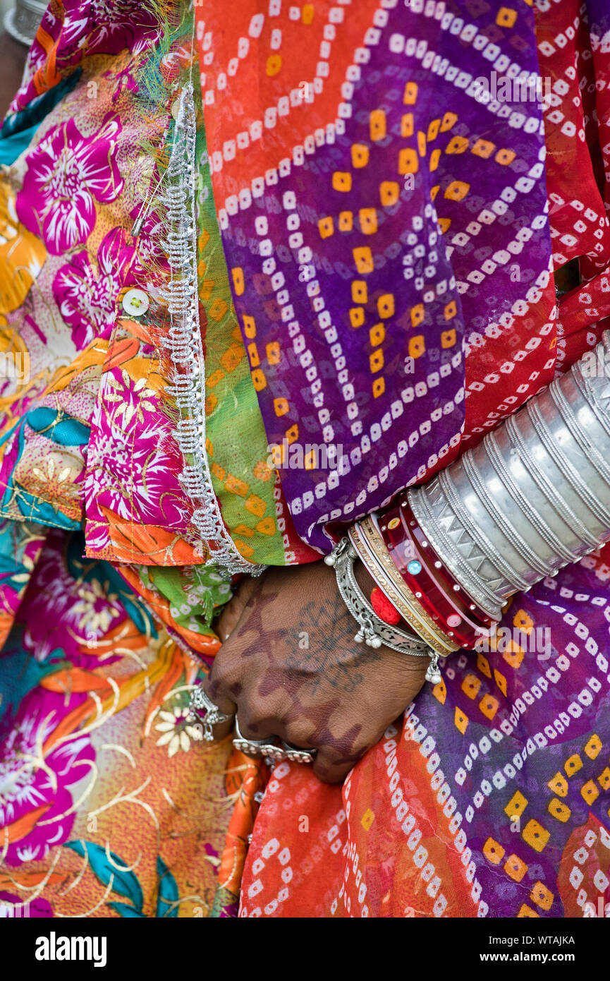 Rajasthani clothes pattern hi-res stock photography and images - Alamy