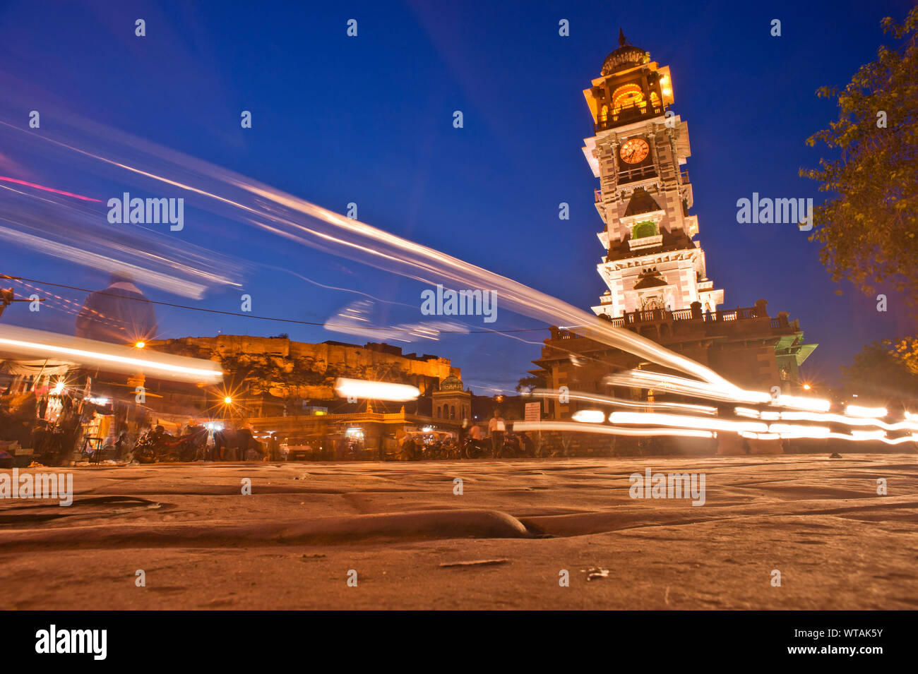 India historical clock tower hi-res stock photography and images - Alamy