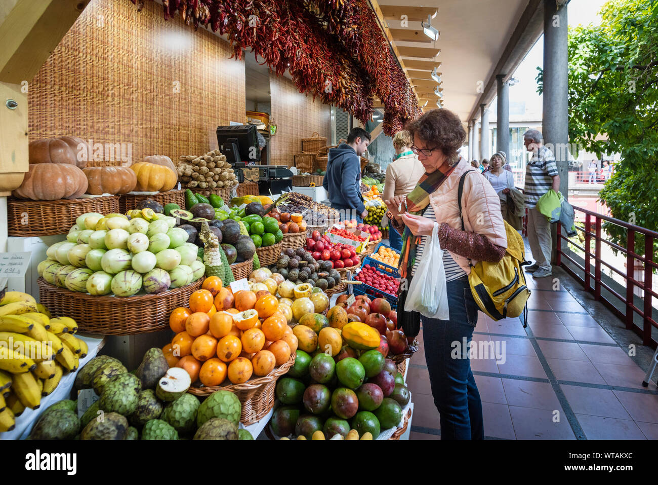 Madeira funchal funchal farmers market hi-res stock photography and ...