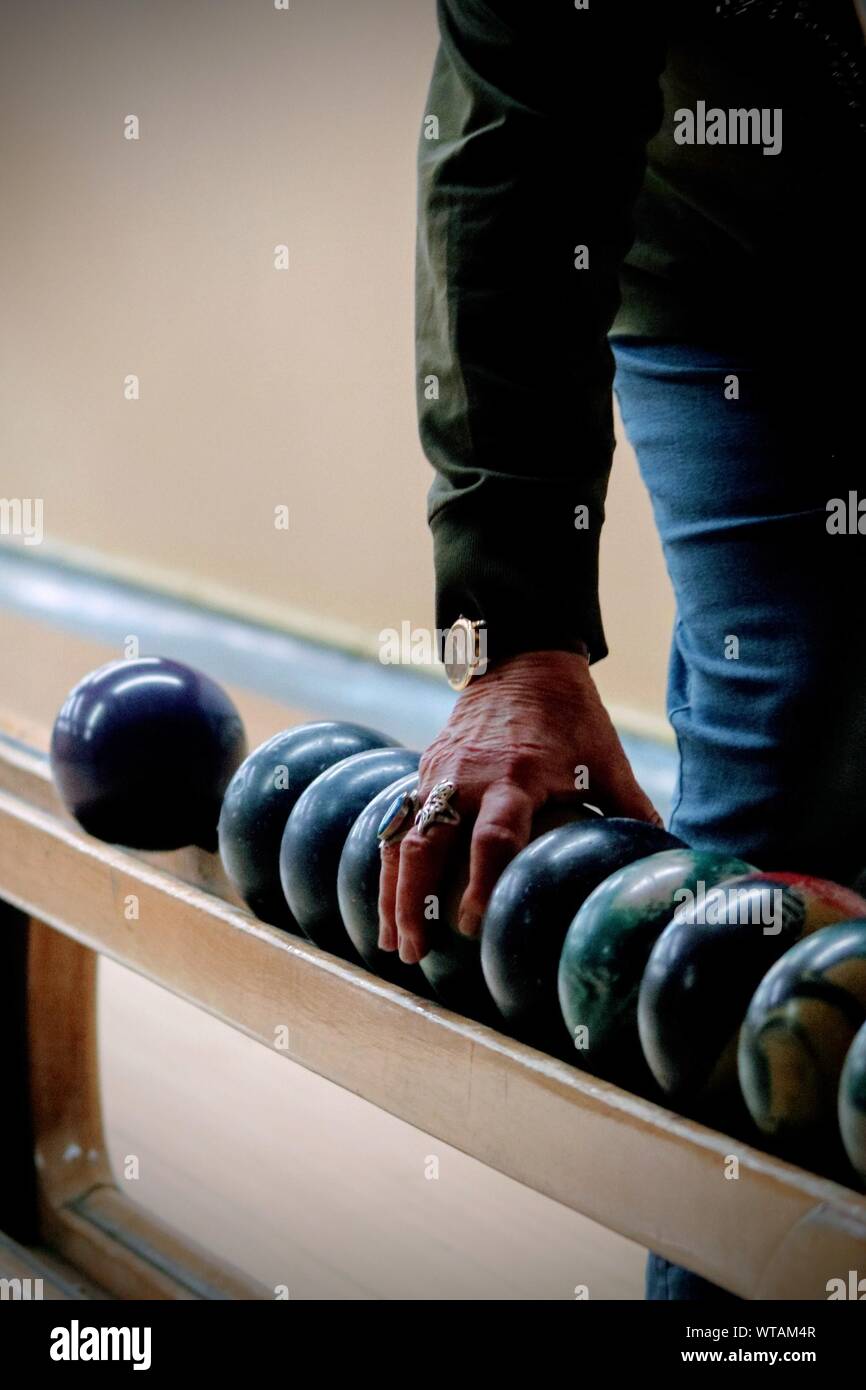 Man bowling hi-res stock photography and images - Alamy