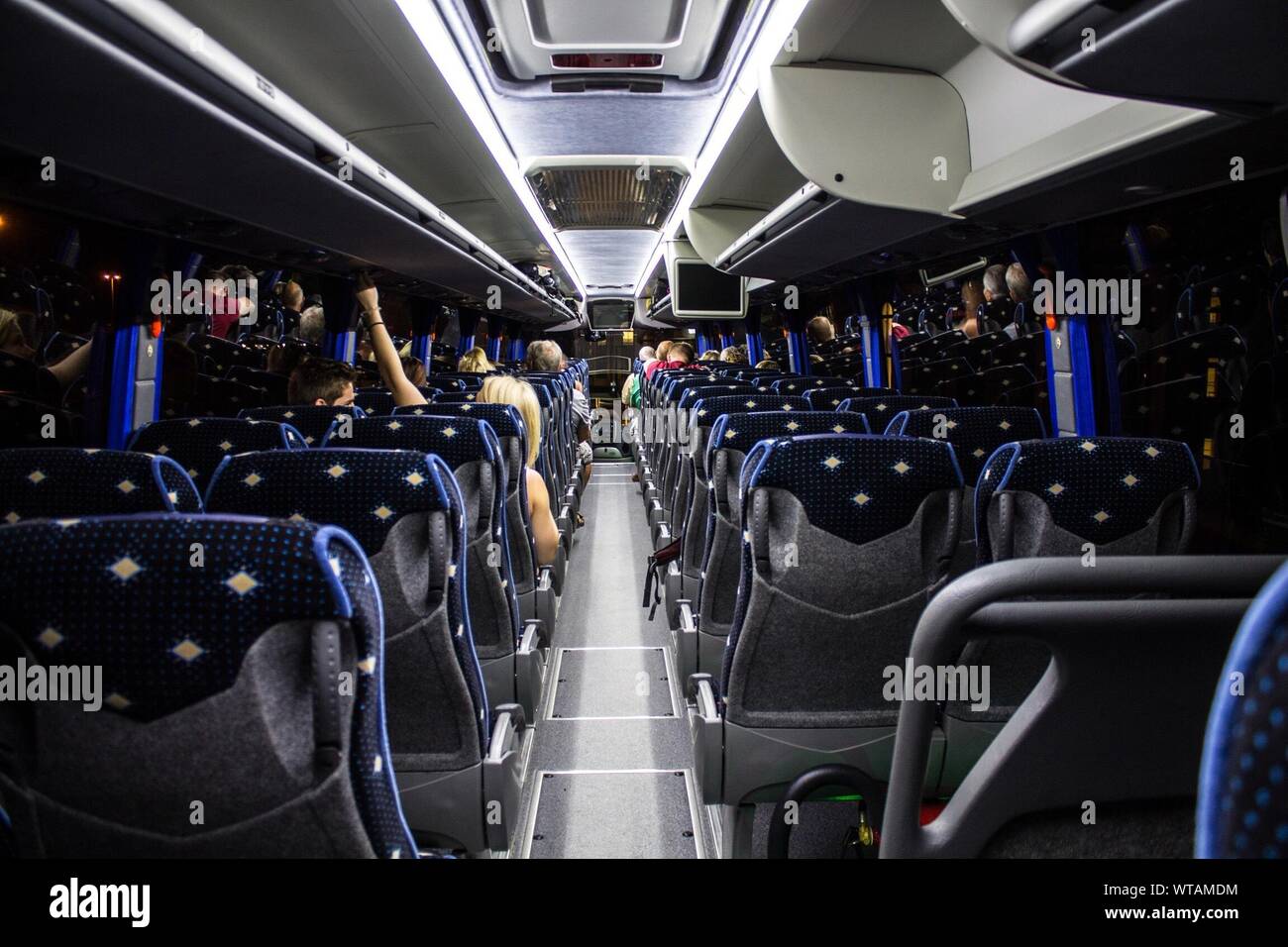 Passengers Inside A Bus High Resolution Stock Photography and Images ...