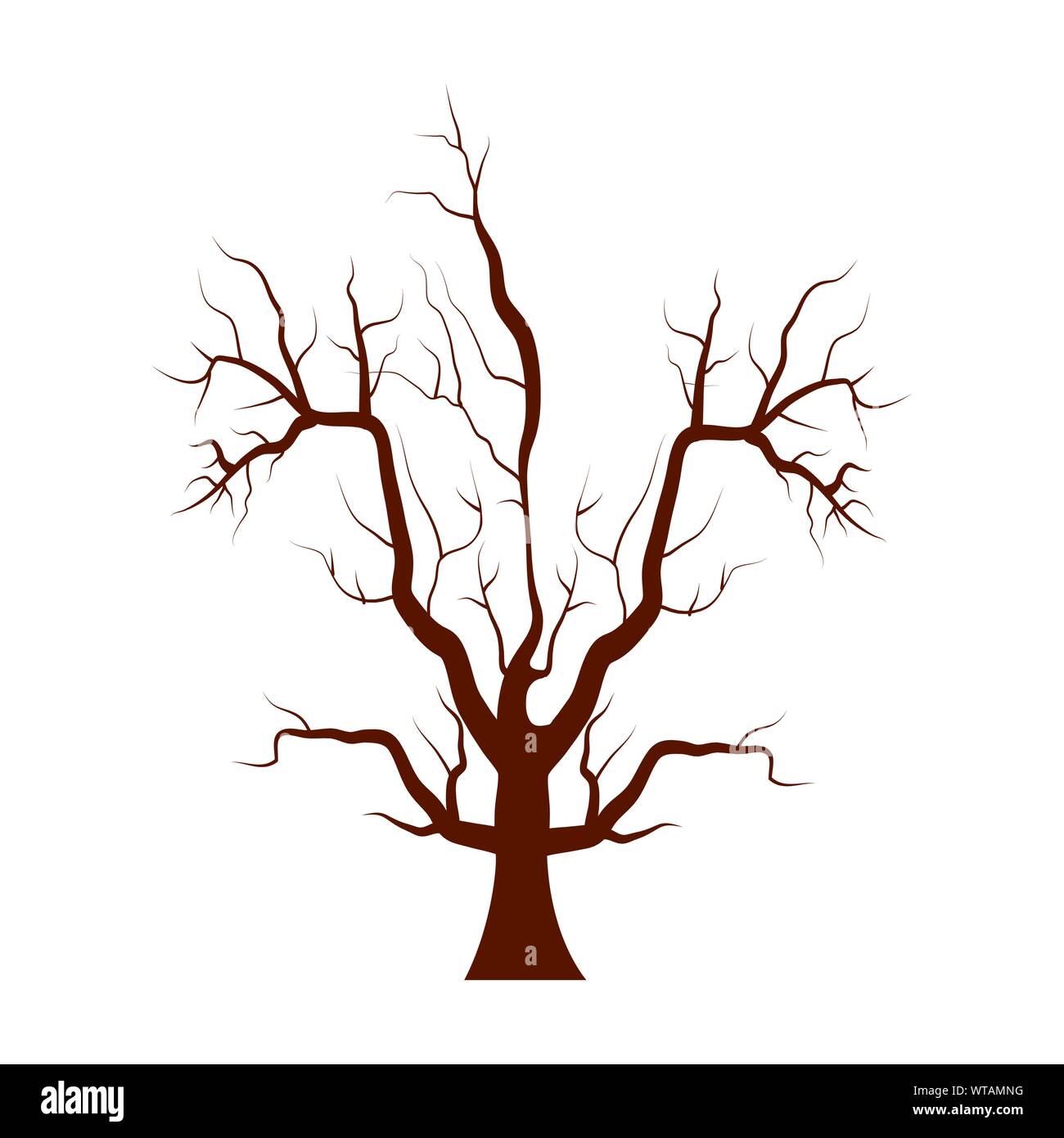 Halloween tree vector design Stock Vector Image & Art - Alamy