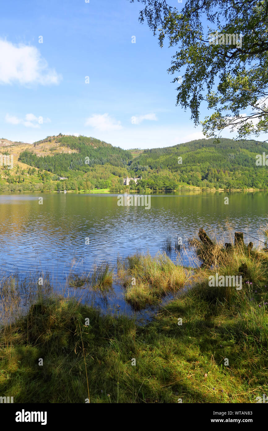 Loch Achray in Loch Lomond and Trossachs National Park near the ...