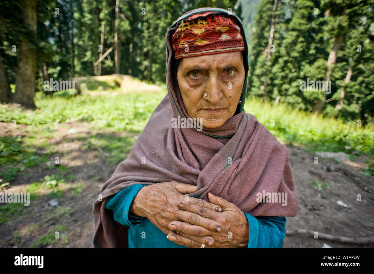 Old gypsy woman in traditional hi-res stock photography and images - Alamy