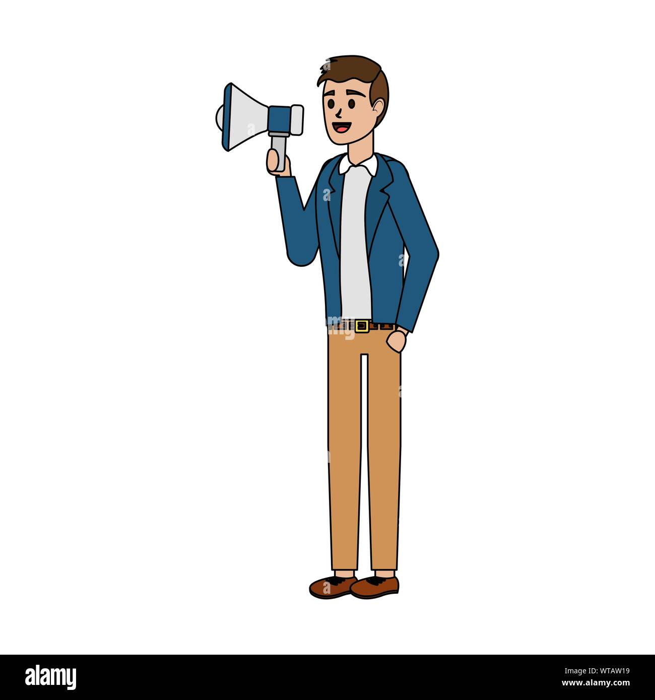 Leader jacket Stock Vector Images - Alamy
