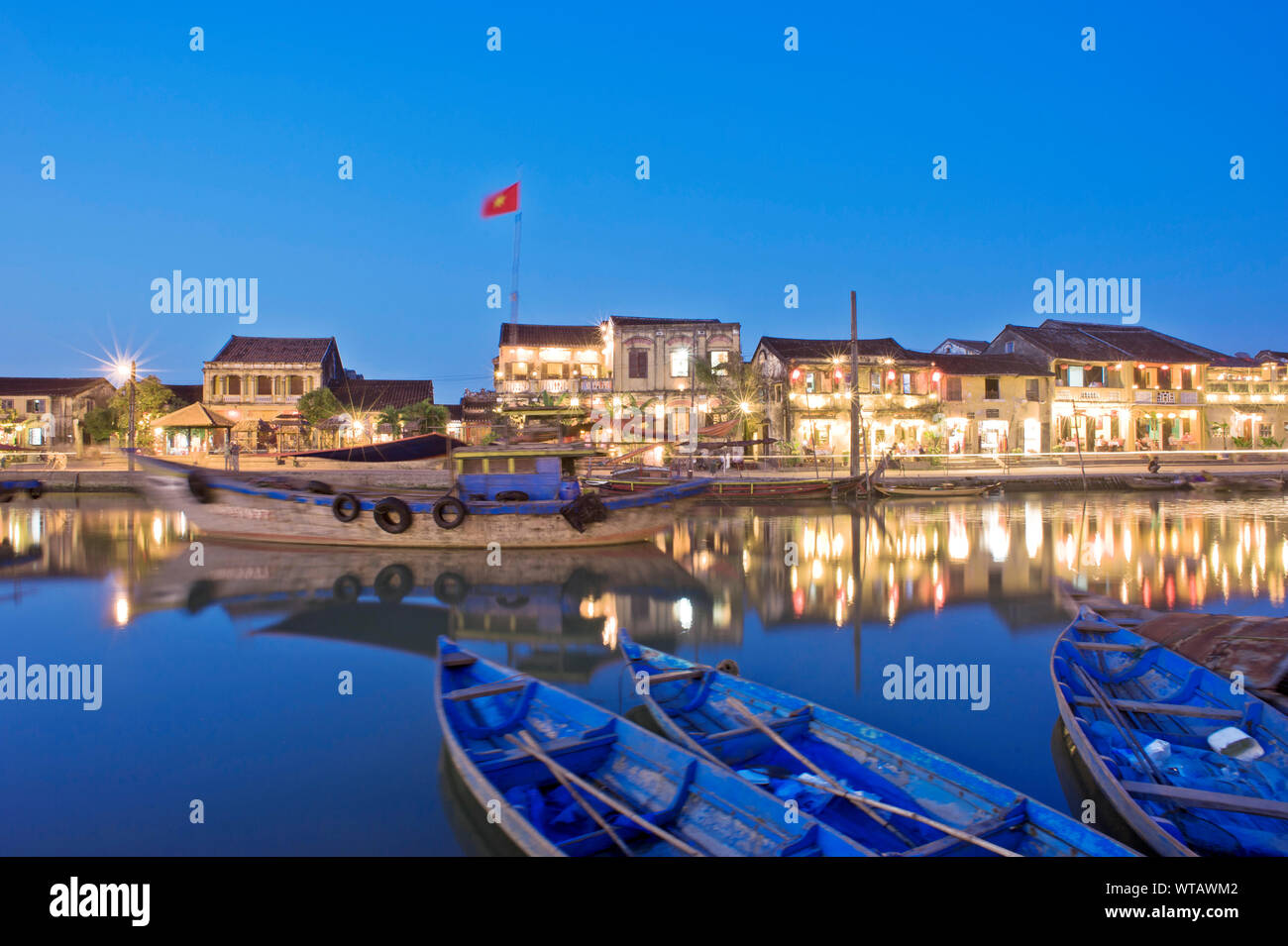 Hoi An ancient riverside city Stock Photo - Alamy