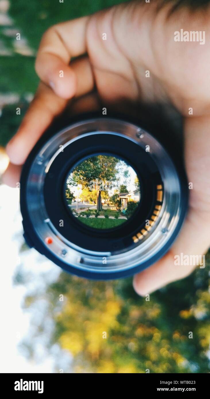 Seen through camera hi-res stock photography and images - Alamy