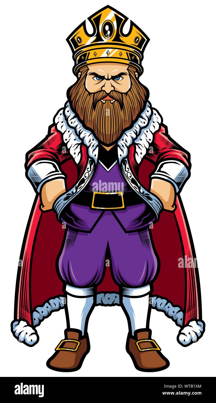 King beard logo Cut Out Stock Images & Pictures - Alamy