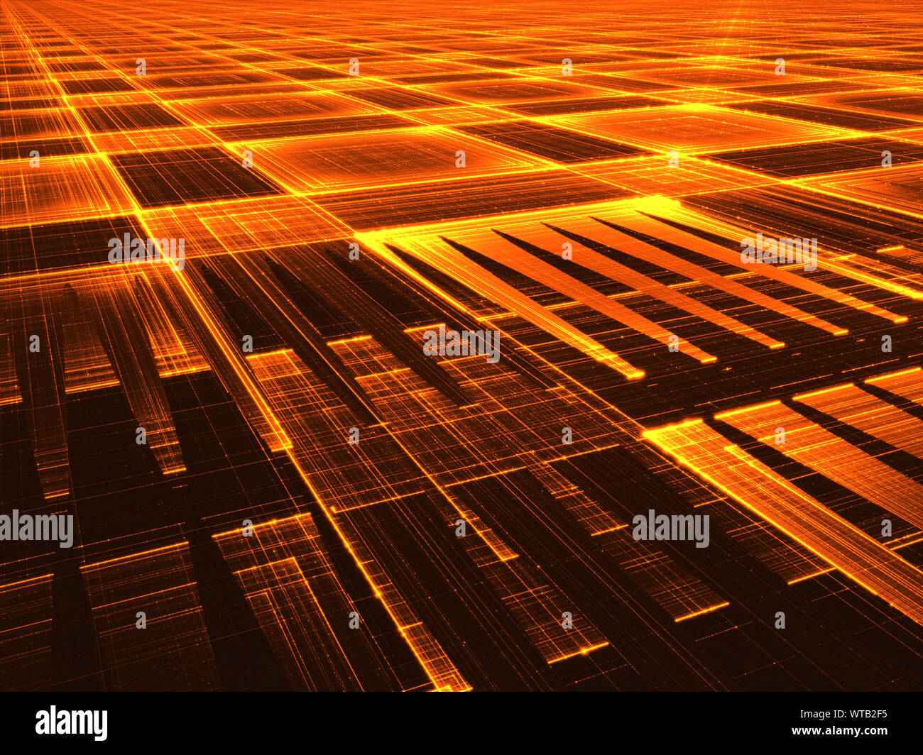 Abstract technology style background - digitally generated 3d ...