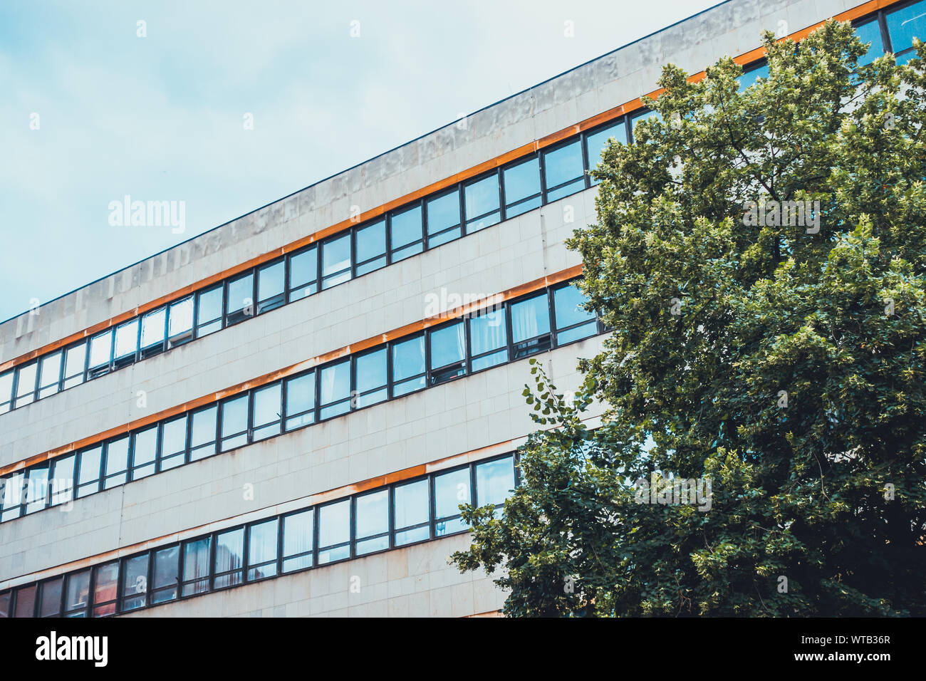 office building facade from the exterior view Stock Photo - Alamy