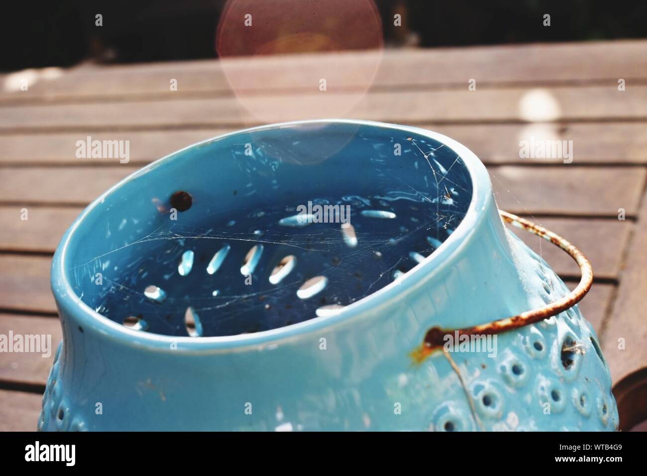 Blue spider web hi-res stock photography and images - Alamy