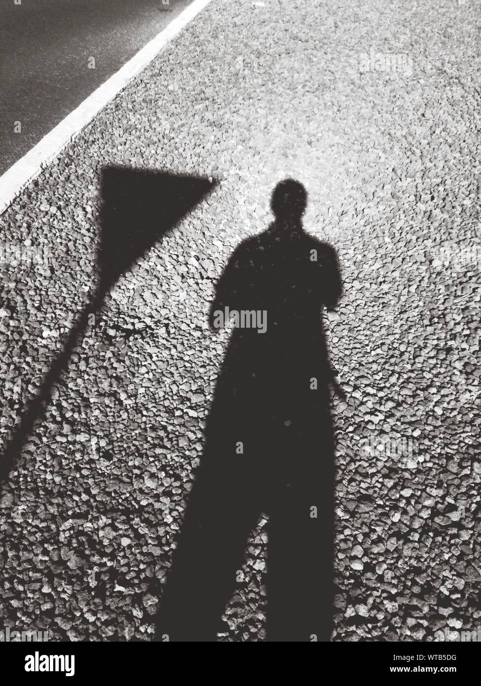 Mans shadow hi-res stock photography and images - Alamy