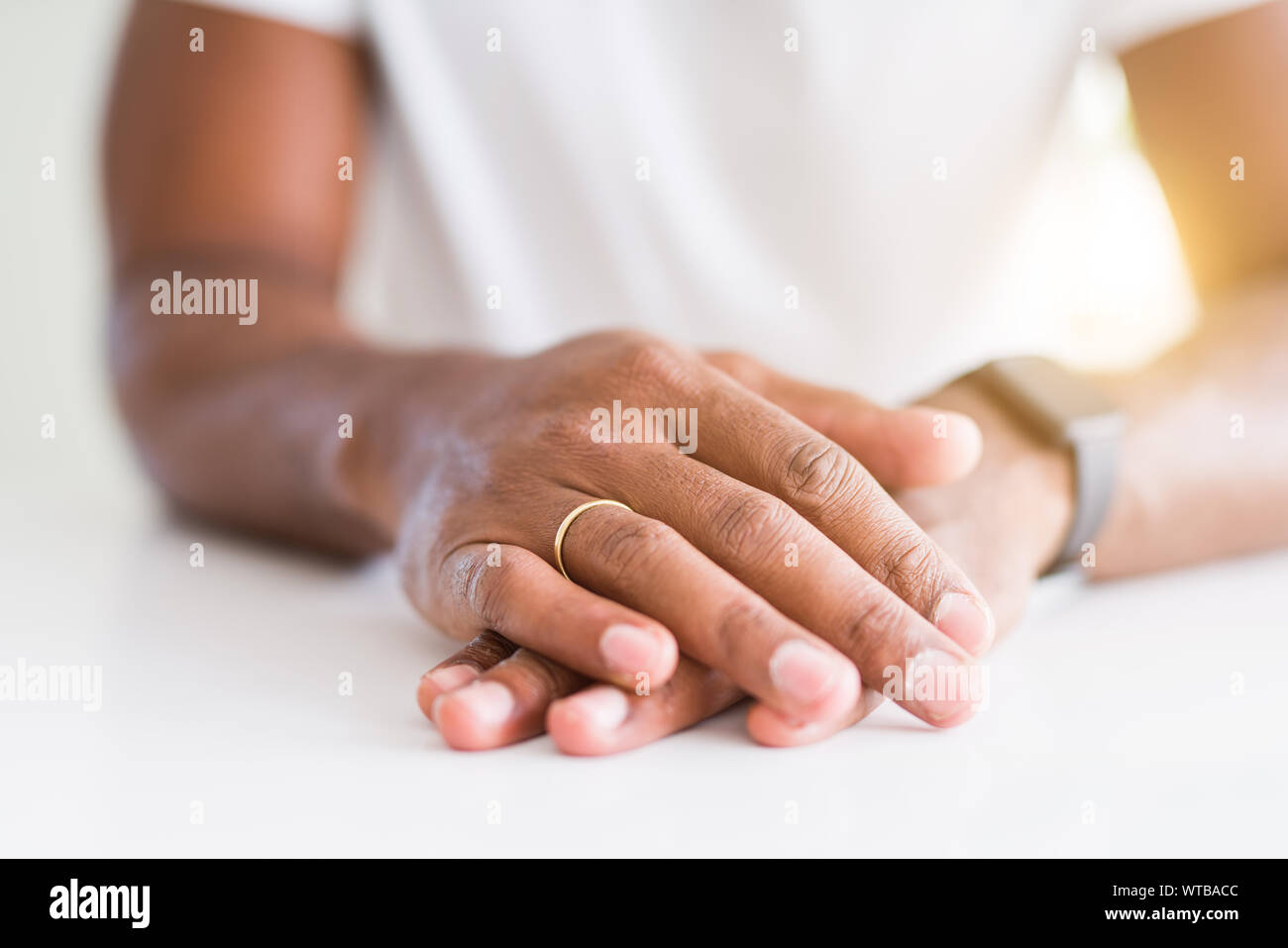 Hands african american intertwined hi-res stock photography and images ...
