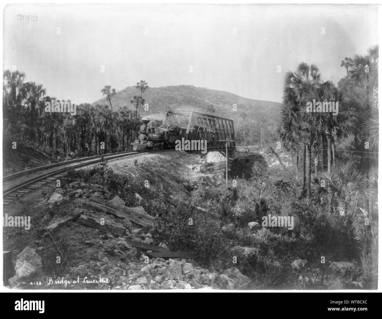 Mexico railroad bridge Black and White Stock Photos & Images - Alamy