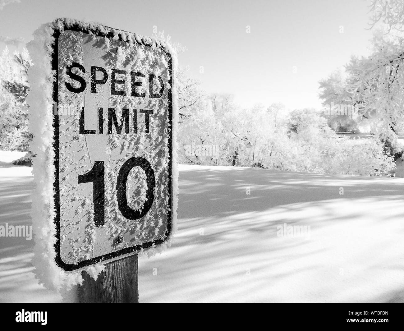 Speed limit sign covered hi-res stock photography and images - Alamy