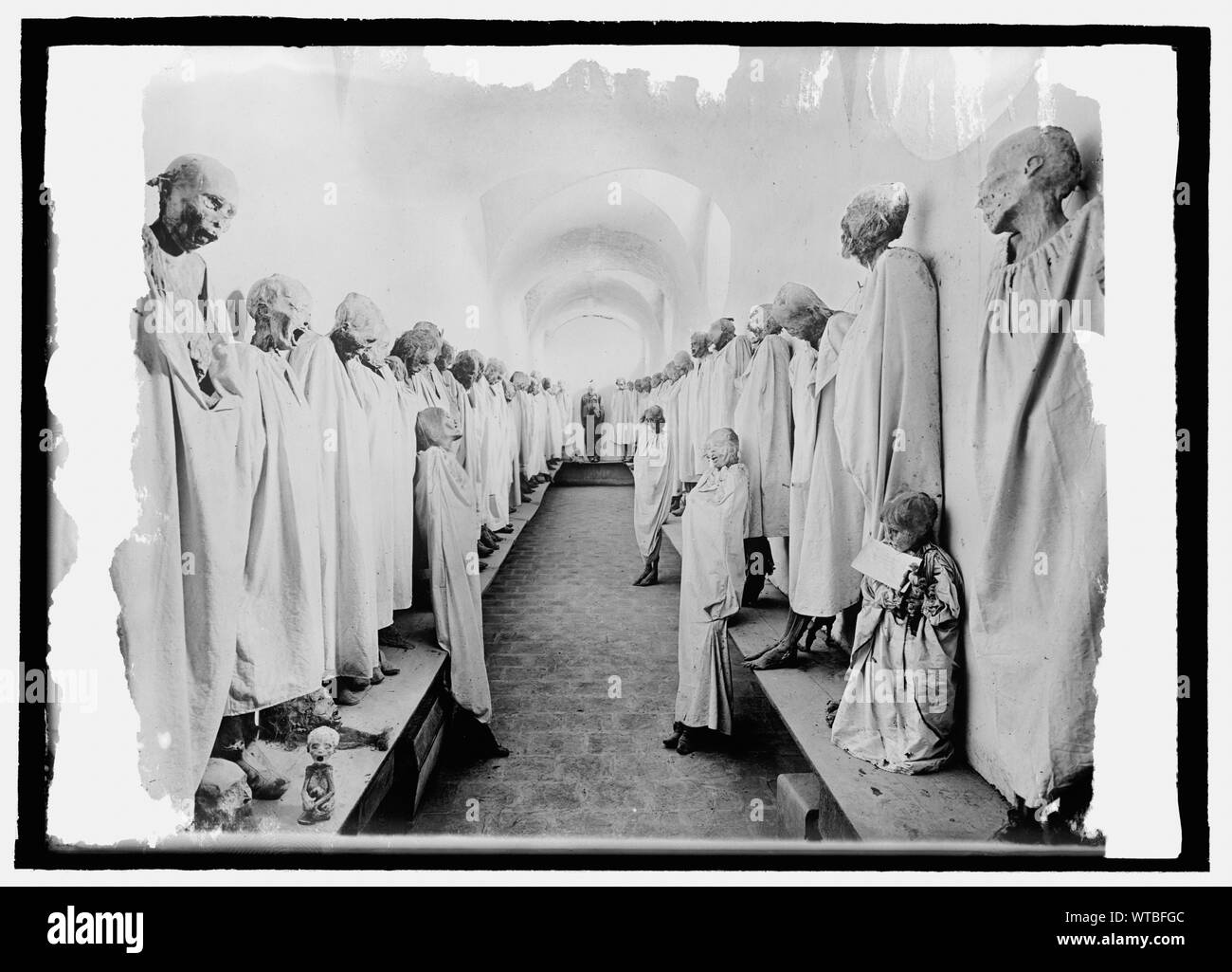 Mexico, mummies in basement of church, Mex. City Stock Photo - Alamy