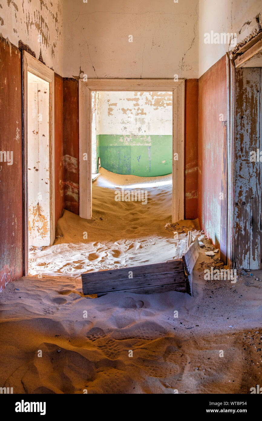 Sand inside building kolmanskop hi-res stock photography and images - Alamy